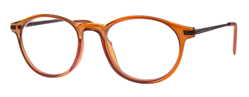 Classic Round Readers with metal arms for Women and Men / 54425 Splendid